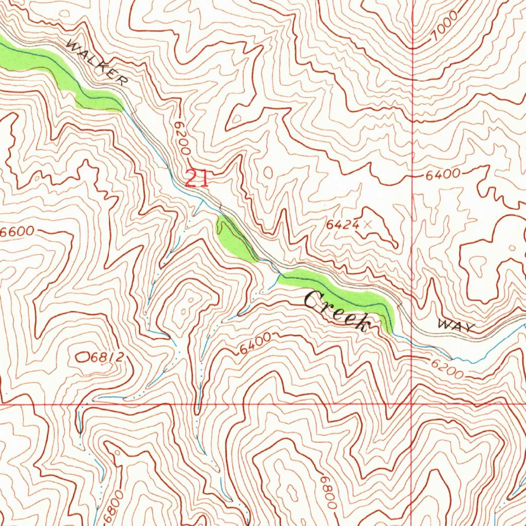 The Paint Pot, ID (1967, 24000-Scale) Map by United States Geological ...