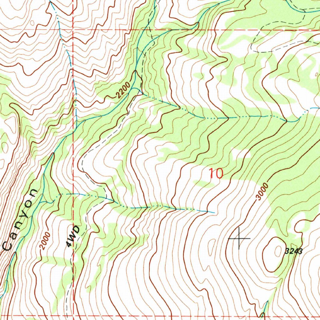 The Pothole, WA (1980, 24000-Scale) Map by United States Geological ...