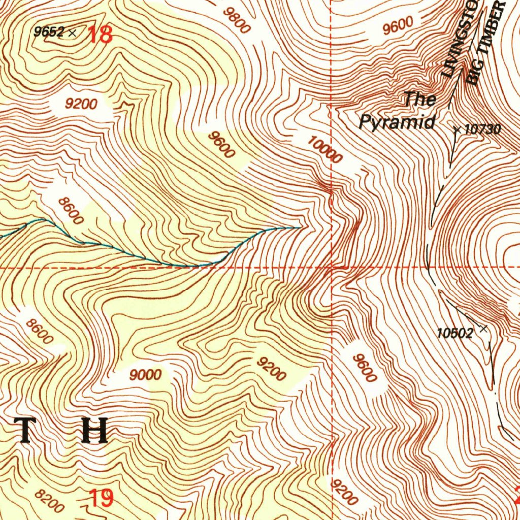 The Pyramid, MT (2000, 24000-Scale) Map by United States Geological ...