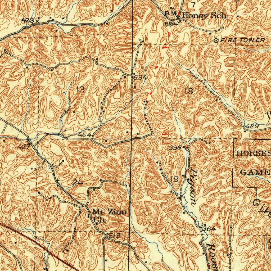 Thebes, IL-MO (1934, 62500-Scale) Map by United States Geological ...