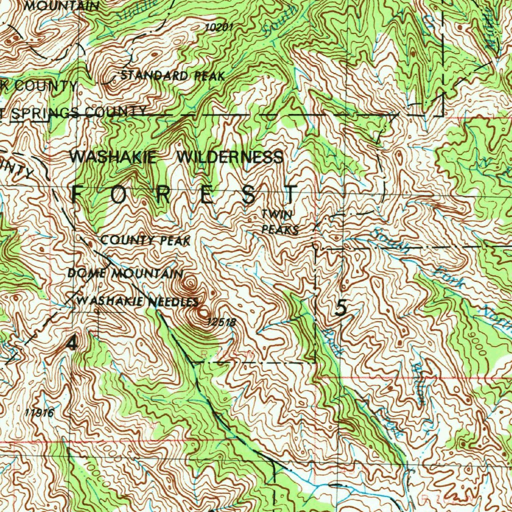 Thermopolis, WY (1955, 250000-Scale) Map by United States Geological ...