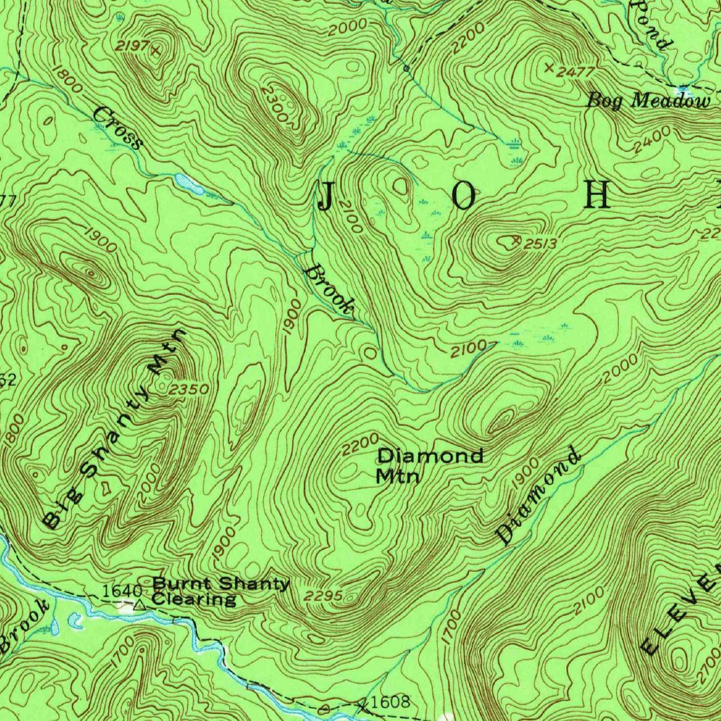 Thirteenth Lake, NY (1954, 62500-Scale) Map by United States Geological ...