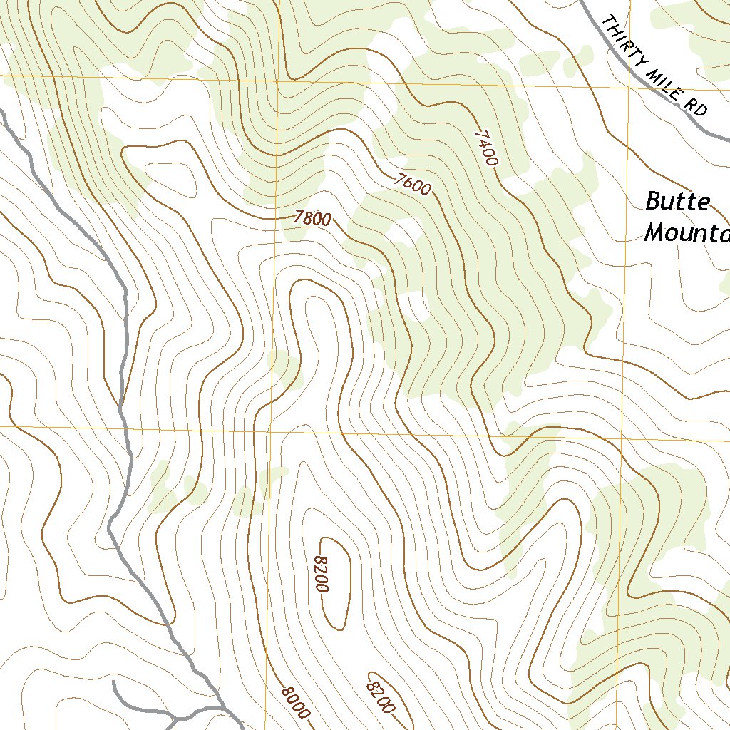 Thirtymile Ranch, NV (2021, 24000-Scale) Map by United States ...
