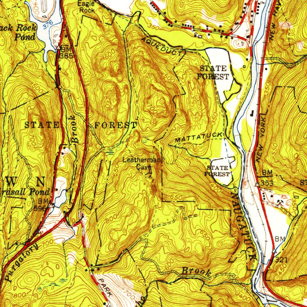 Thomaston, CT (1956, 31680-Scale) Map by United States Geological ...