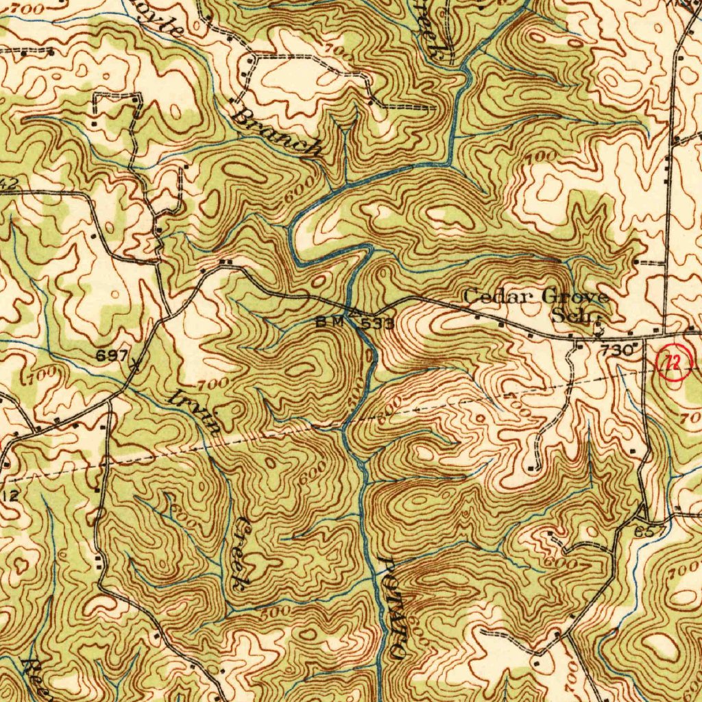 Thomaston, GA (1939, 62500-Scale) Map by United States Geological ...