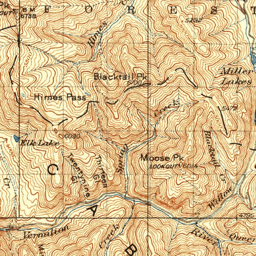 Thompson Falls, MT (1937, 125000-Scale) Map by United States Geological ...
