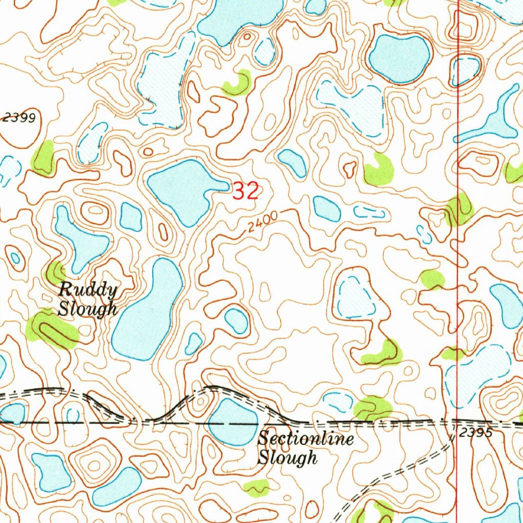 Thompson Lake, ND (1974, 24000-Scale) Map by United States Geological ...