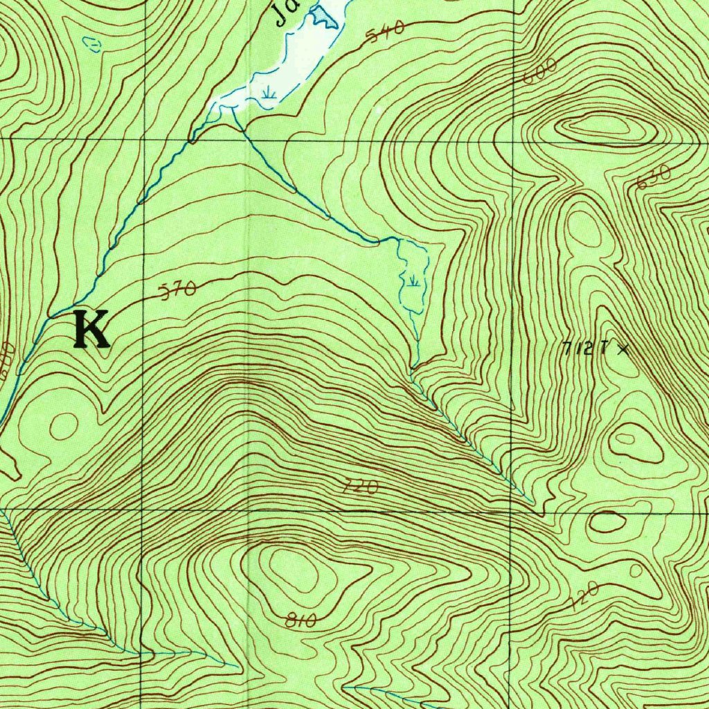 Three Ponds Mountain, NY (1990, 25000-Scale) Map by United States ...