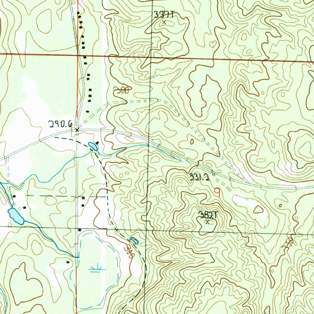 Thumb Lake, MI (1986, 24000-Scale) Map by United States Geological ...