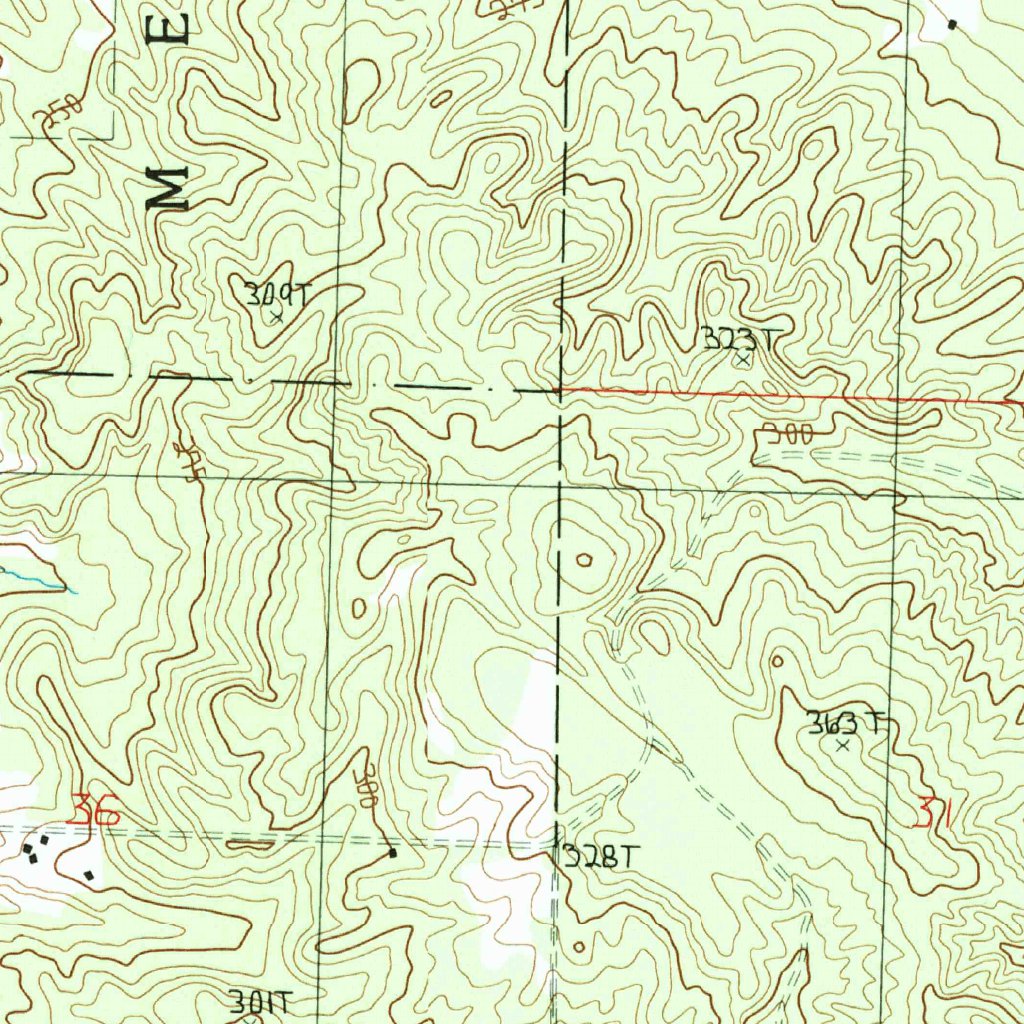 Thumb Lake, MI (1986, 24000-Scale) Map by United States Geological ...