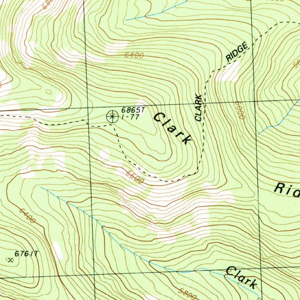 Tiffany Mountain, WA (1989, 24000-Scale) Map by United States ...