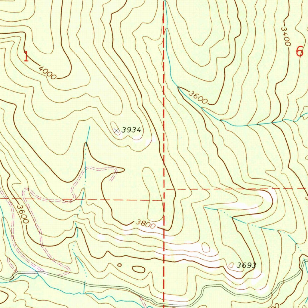 Timber Mountain, WA (1967, 24000-Scale) Map by United States Geological ...