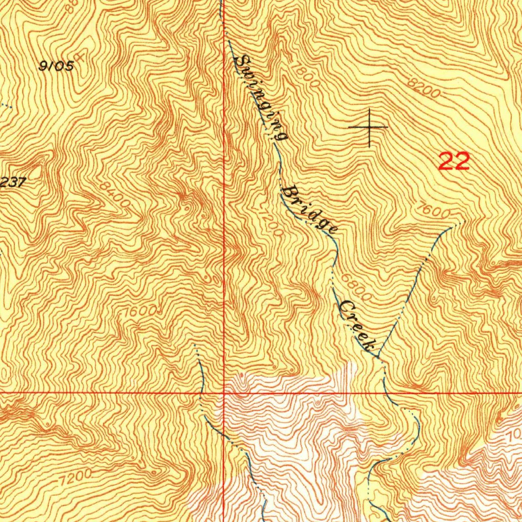 Timpanogos Cave, UT (1950, 24000-Scale) Map by United States Geological ...