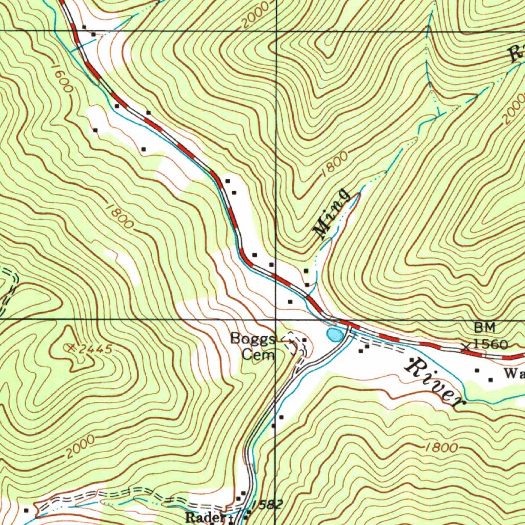 Tioga, WV (1997, 24000-Scale) Map by United States Geological Survey ...