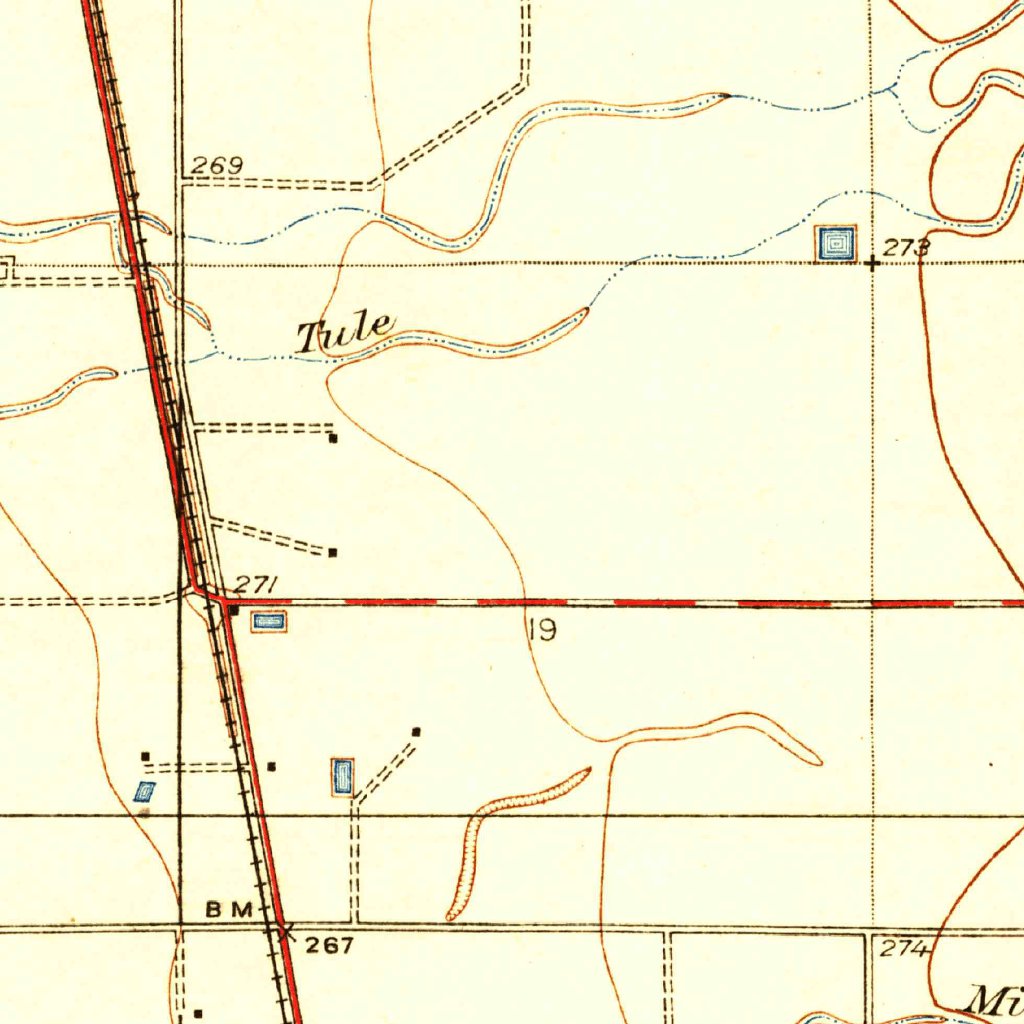 Tipton, CA (1928, 31680-Scale) Map by United States Geological Survey ...