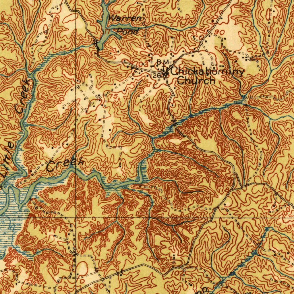 Toano, VA (1918, 62500-Scale) Map by United States Geological Survey ...