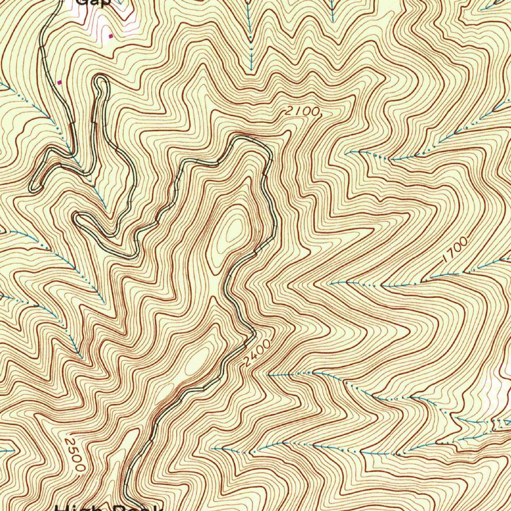 Tobacco Row Mountain, VA (1963, 24000-Scale) Map by United States ...
