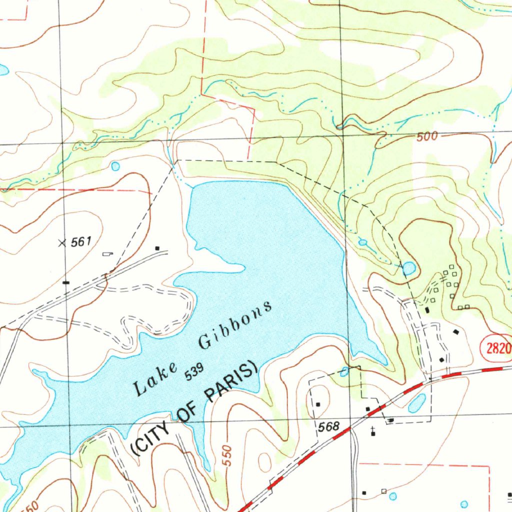 Toco, TX (1984, 24000-Scale) Map by United States Geological Survey ...