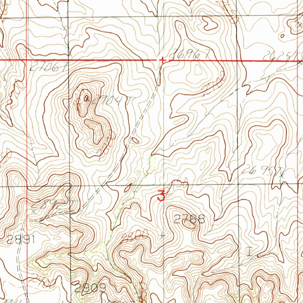 Todd Lakes NE, MT (1983, 24000-Scale) Map by United States Geological ...