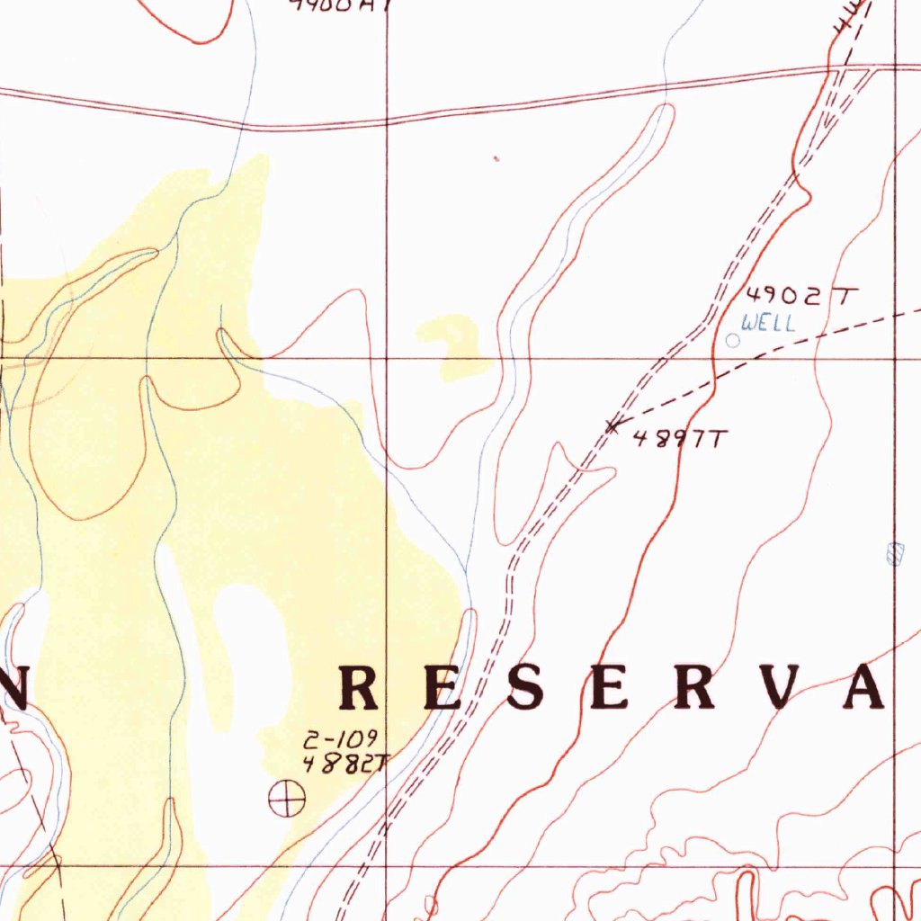 Tolani Lake, AZ (1986, 24000-Scale) Map by United States Geological ...