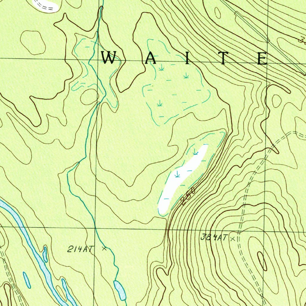 Tomah Ridge, ME (1988, 24000-Scale) Map by United States Geological ...