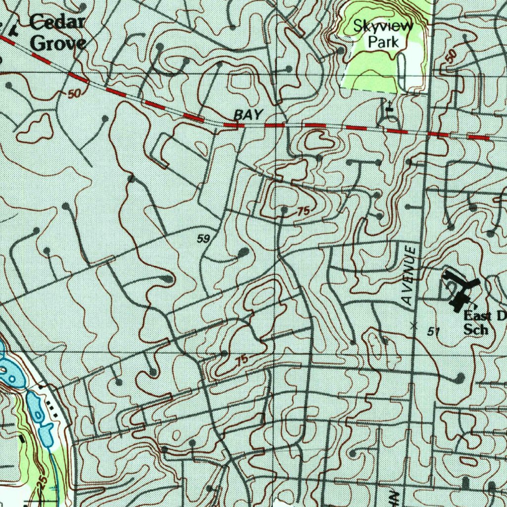 Toms River, NJ (1995, 24000-Scale) Map by United States Geological ...