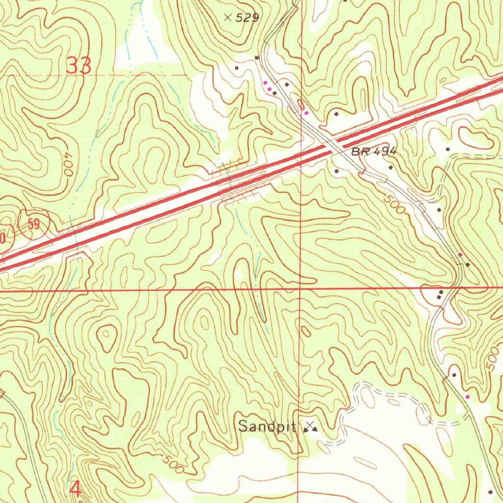 Toomsuba, MS (1971, 24000-Scale) Map by United States Geological Survey ...