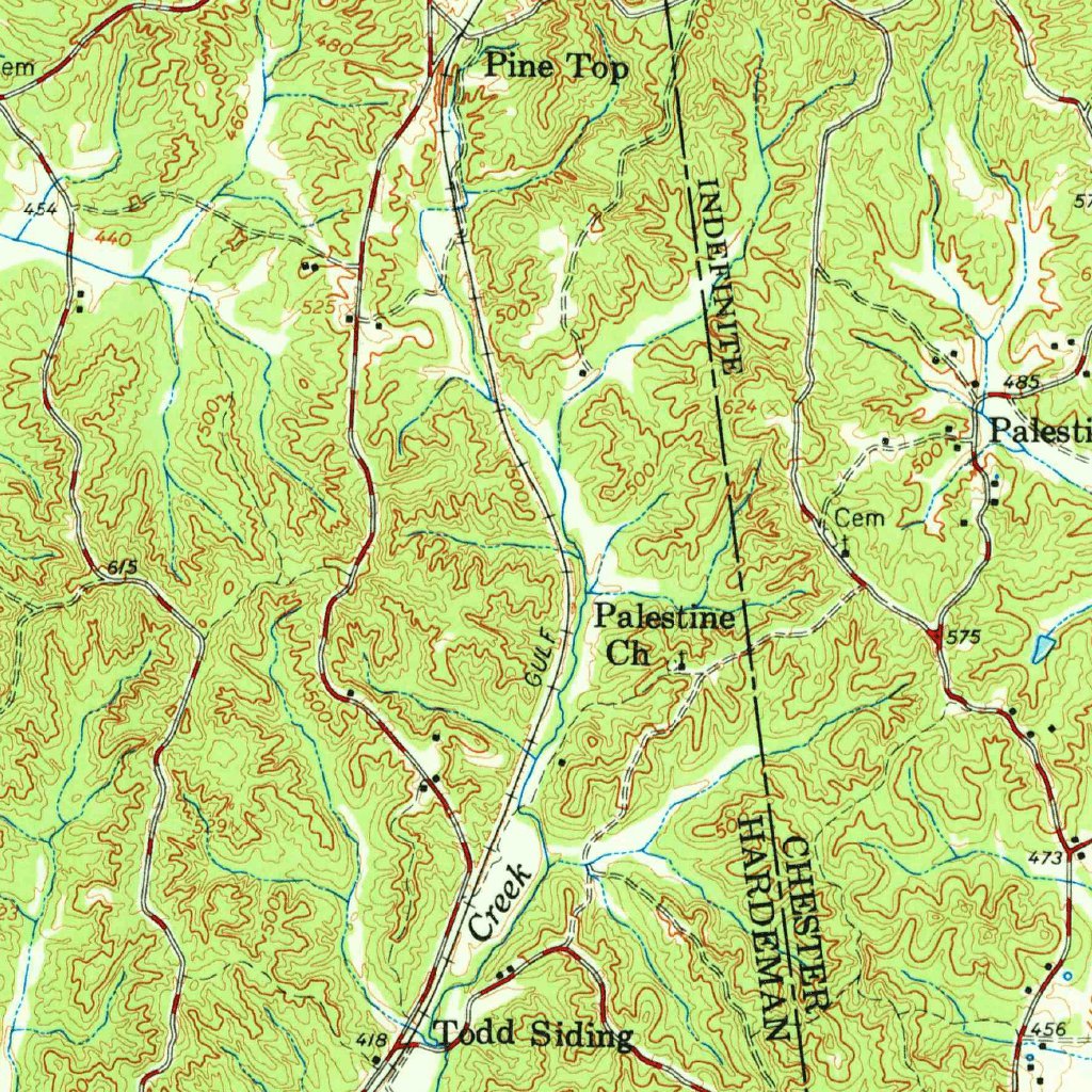 Toone, TN (1971, 62500-Scale) Map by United States Geological Survey ...