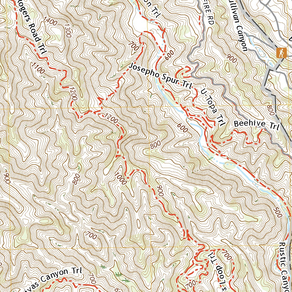 Topanga, CA (2022, 24000-Scale) Map by United States Geological Survey ...