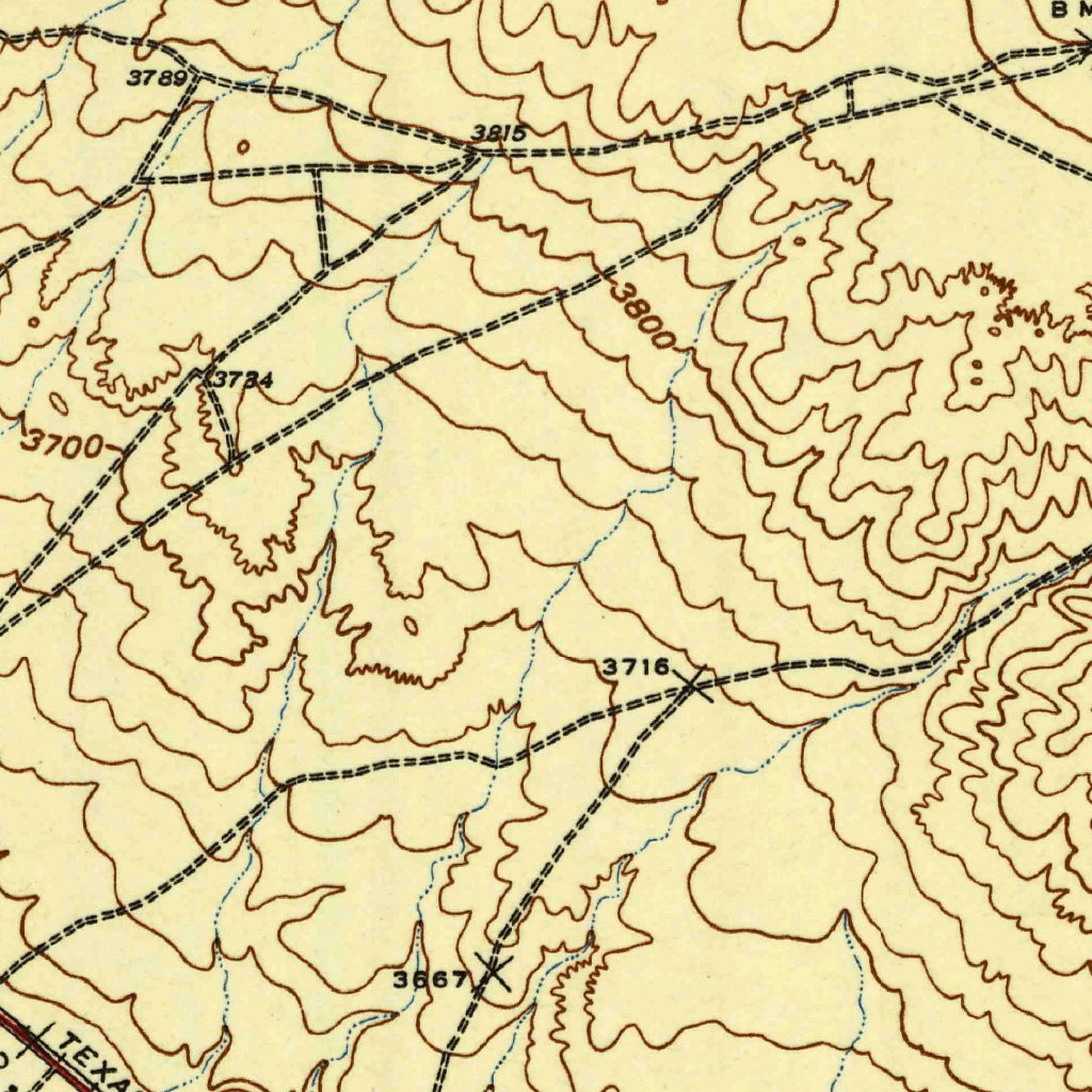 Tornillo, TX (1941, 62500-Scale) Map by United States Geological Survey ...
