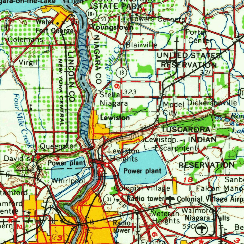 Toronto, NY (1965, 250000-Scale) Map by United States Geological Survey ...