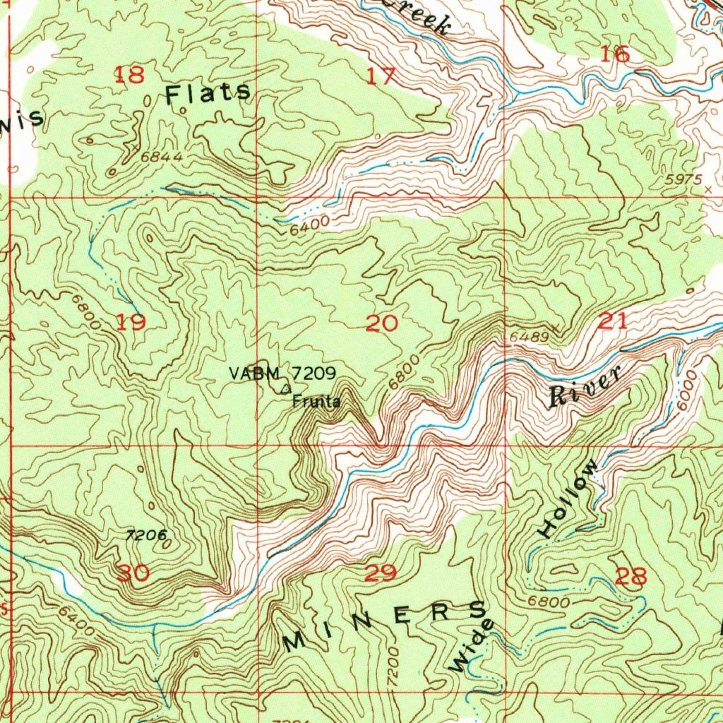 Torrey, UT (1952, 62500-Scale) Map by United States Geological Survey ...