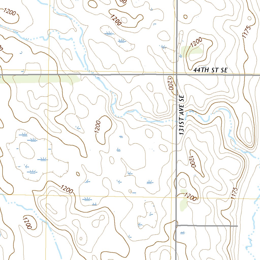 Tower City SW, ND (2020, 24000-Scale) Map by United States Geological ...
