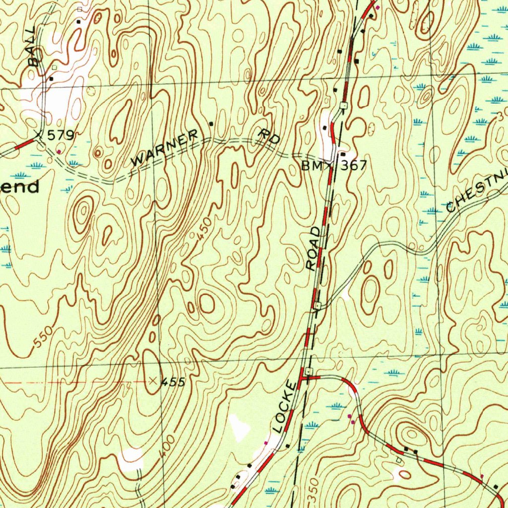 Townsend, MA-NH (1965, 24000-Scale) Map by United States Geological ...