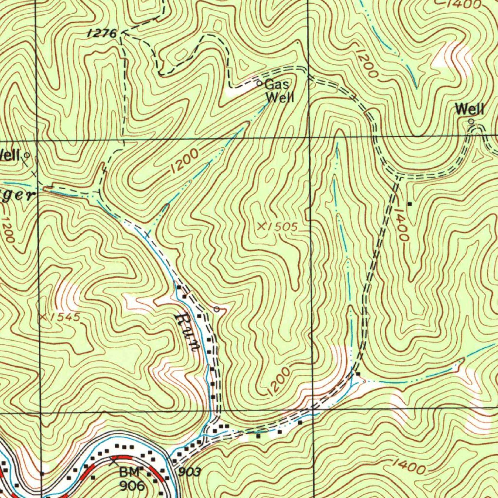 Trace, WV (1997, 24000-Scale) Map by United States Geological Survey ...