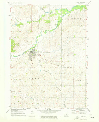 Traer, IA (1971, 24000-Scale) Map by United States Geological Survey ...