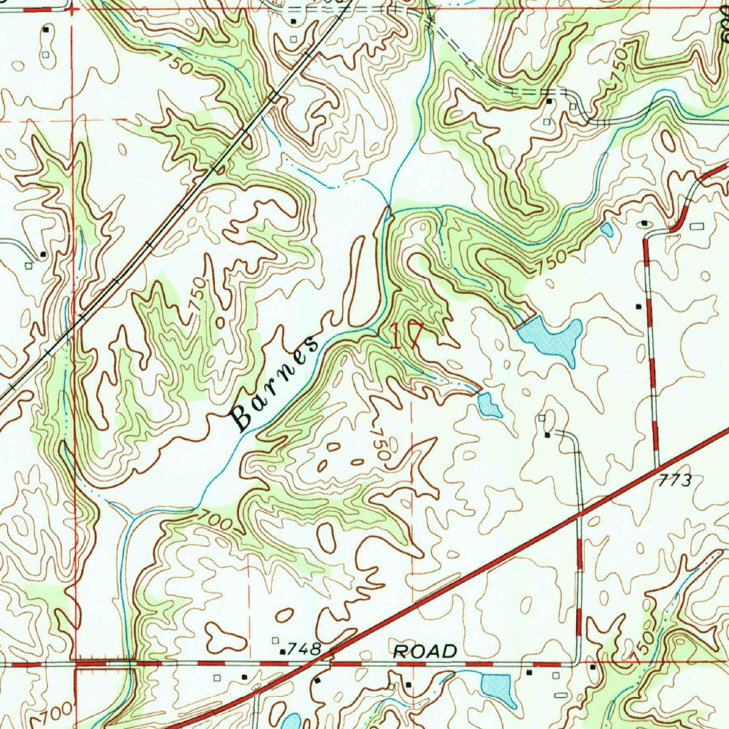 Trafalgar, IN (1965, 24000-Scale) Map by United States Geological ...