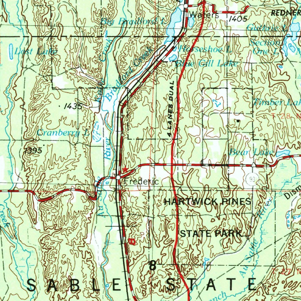 Traverse City, MI (1954, 250000-Scale) Map by United States Geological ...