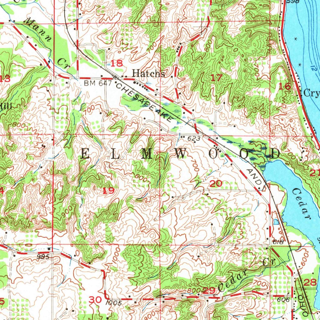 Traverse City, MI (1957, 62500-Scale) Map by United States Geological ...