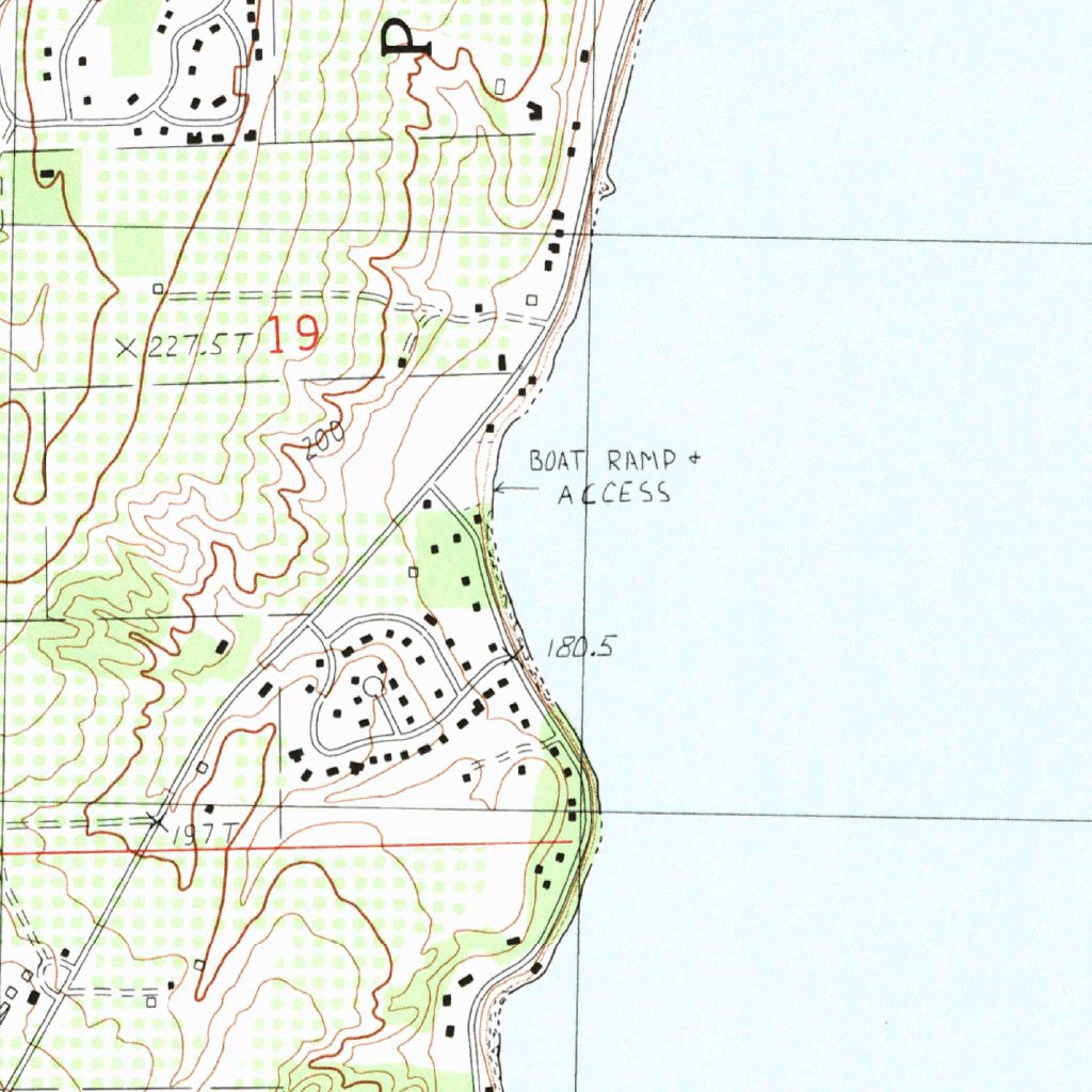 Traverse City SE, MI (1983, 25000-Scale) Map by United States ...