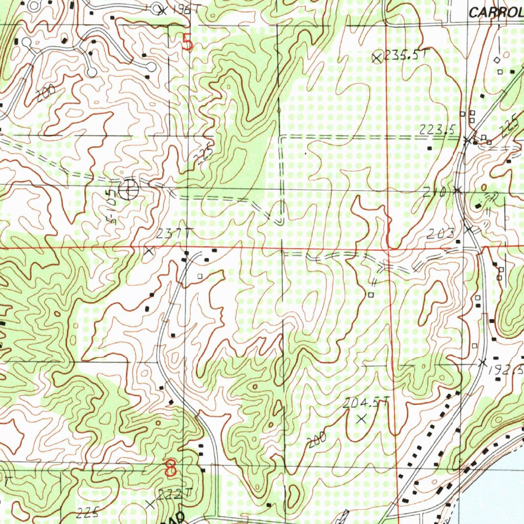 Traverse City SE, MI (1983, 25000-Scale) Map by United States ...