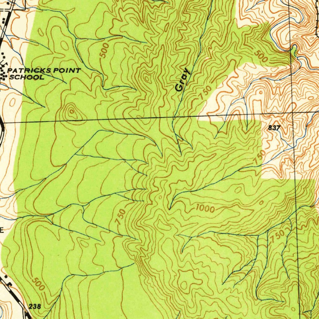 Trinidad, CA (1945, 62500-Scale) Map by United States Geological Survey ...