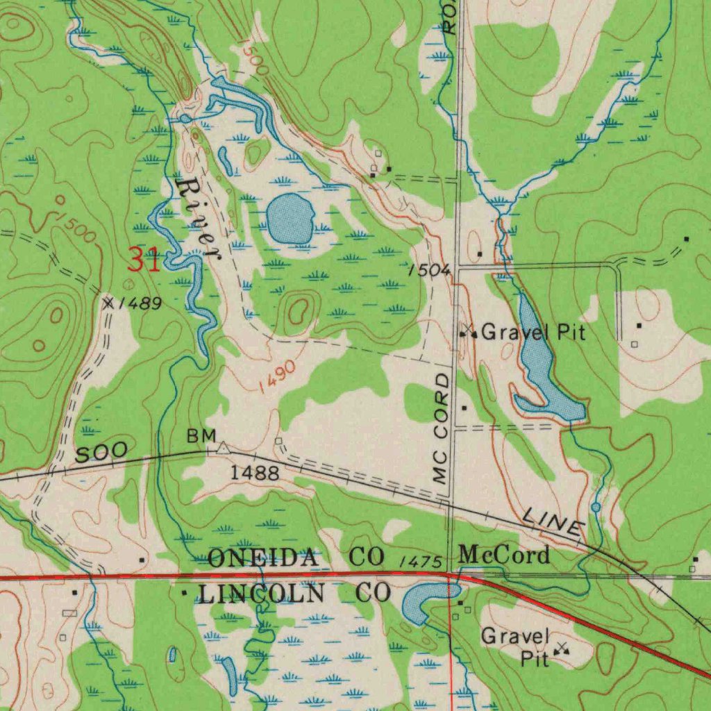 Tripoli, WI (1971, 24000-Scale) Map by United States Geological Survey ...