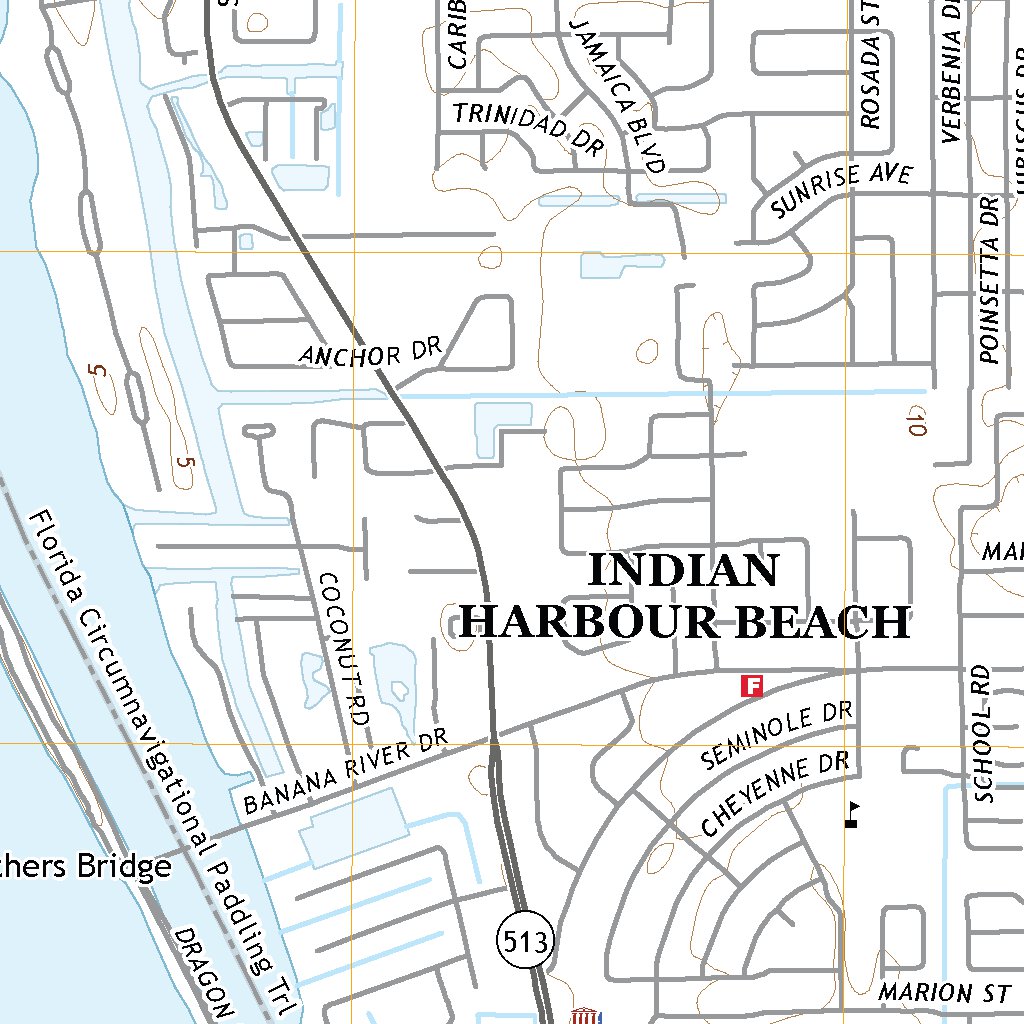 Tropic, FL (2021, 24000-Scale) Map by United States Geological Survey ...