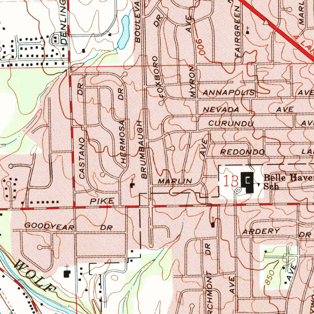 Trotwood, OH (1965, 24000-Scale) Map by United States Geological Survey ...