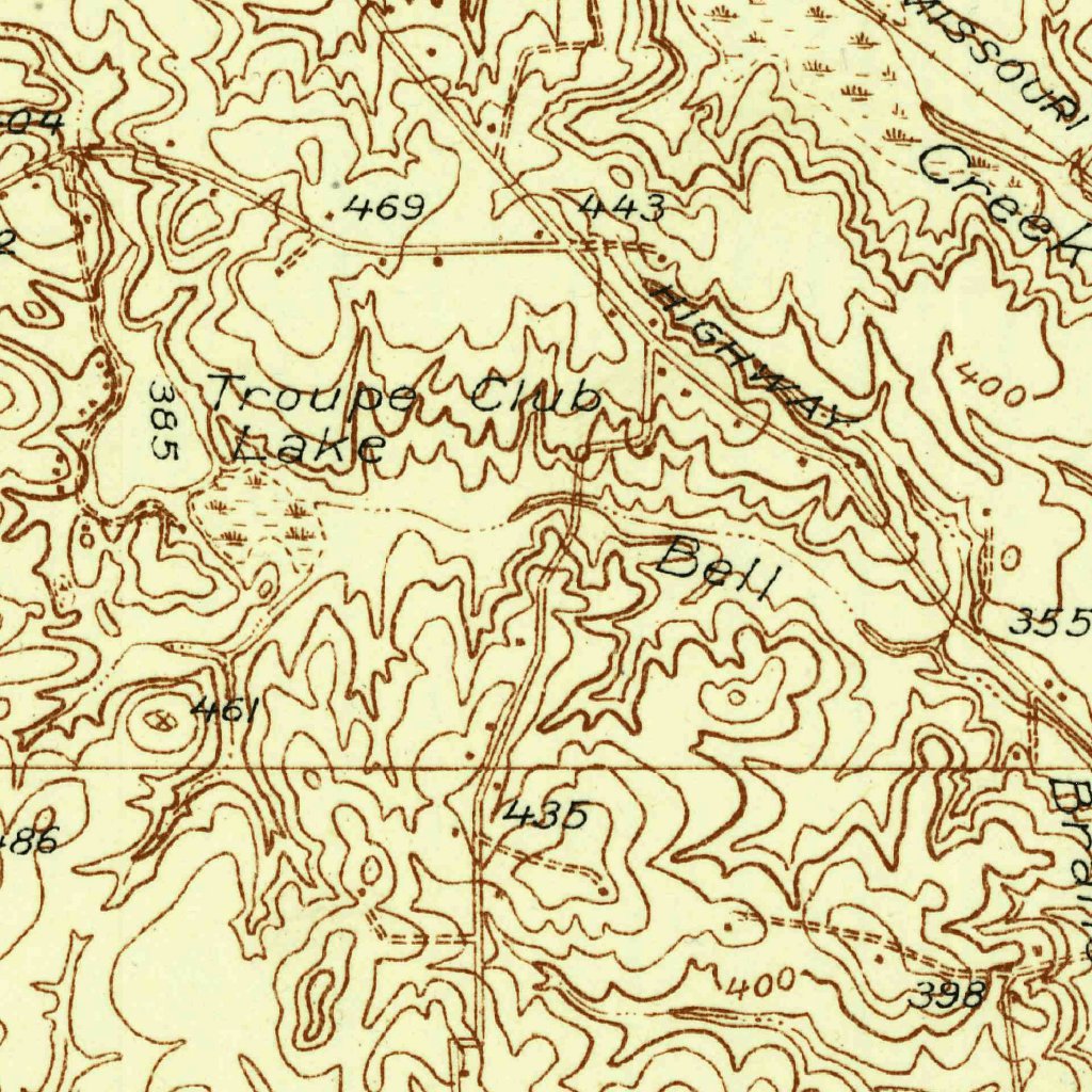 Troup, TX (1937, 48000-Scale) Map by United States Geological Survey ...