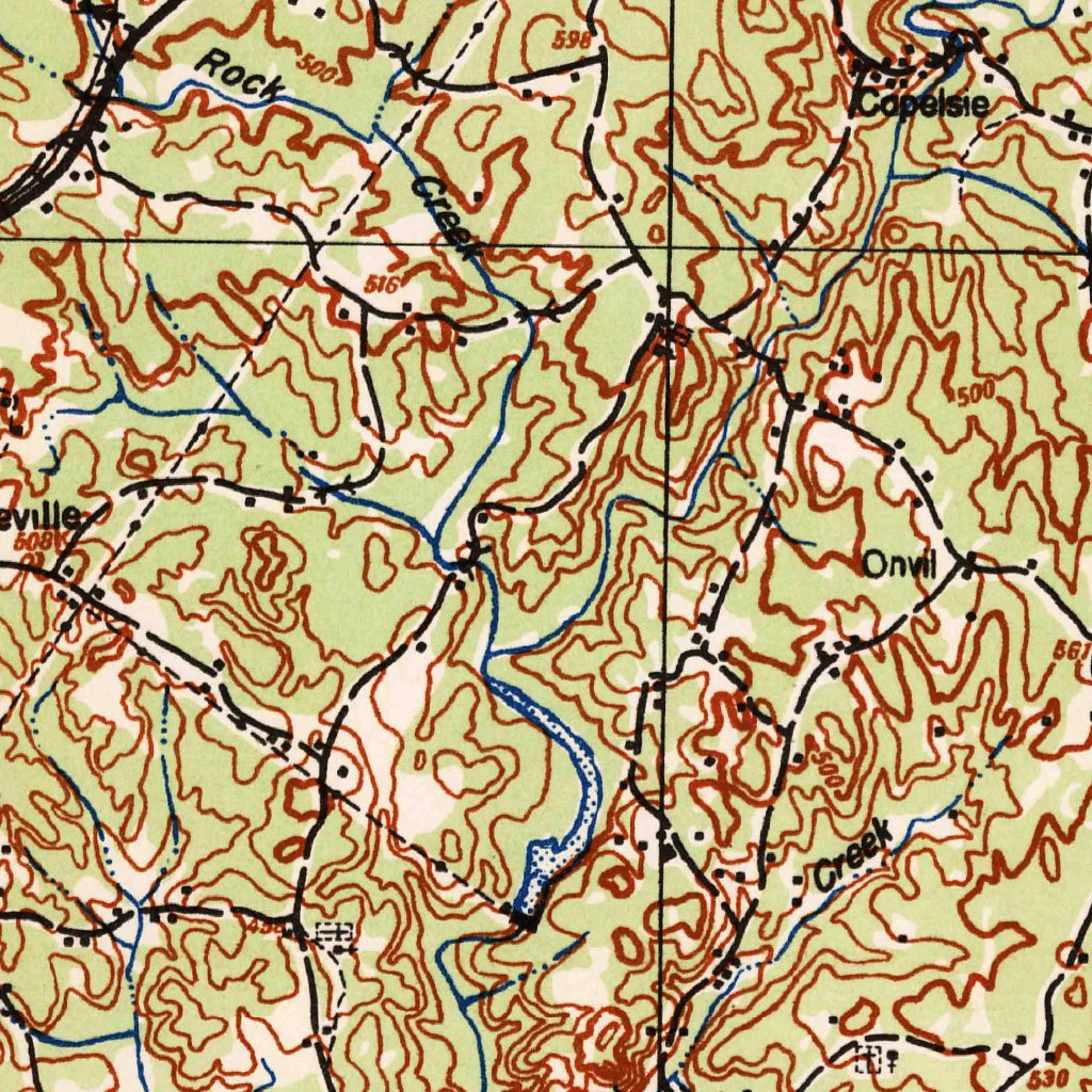Troy, NC (1942, 125000-Scale) Map by United States Geological Survey ...