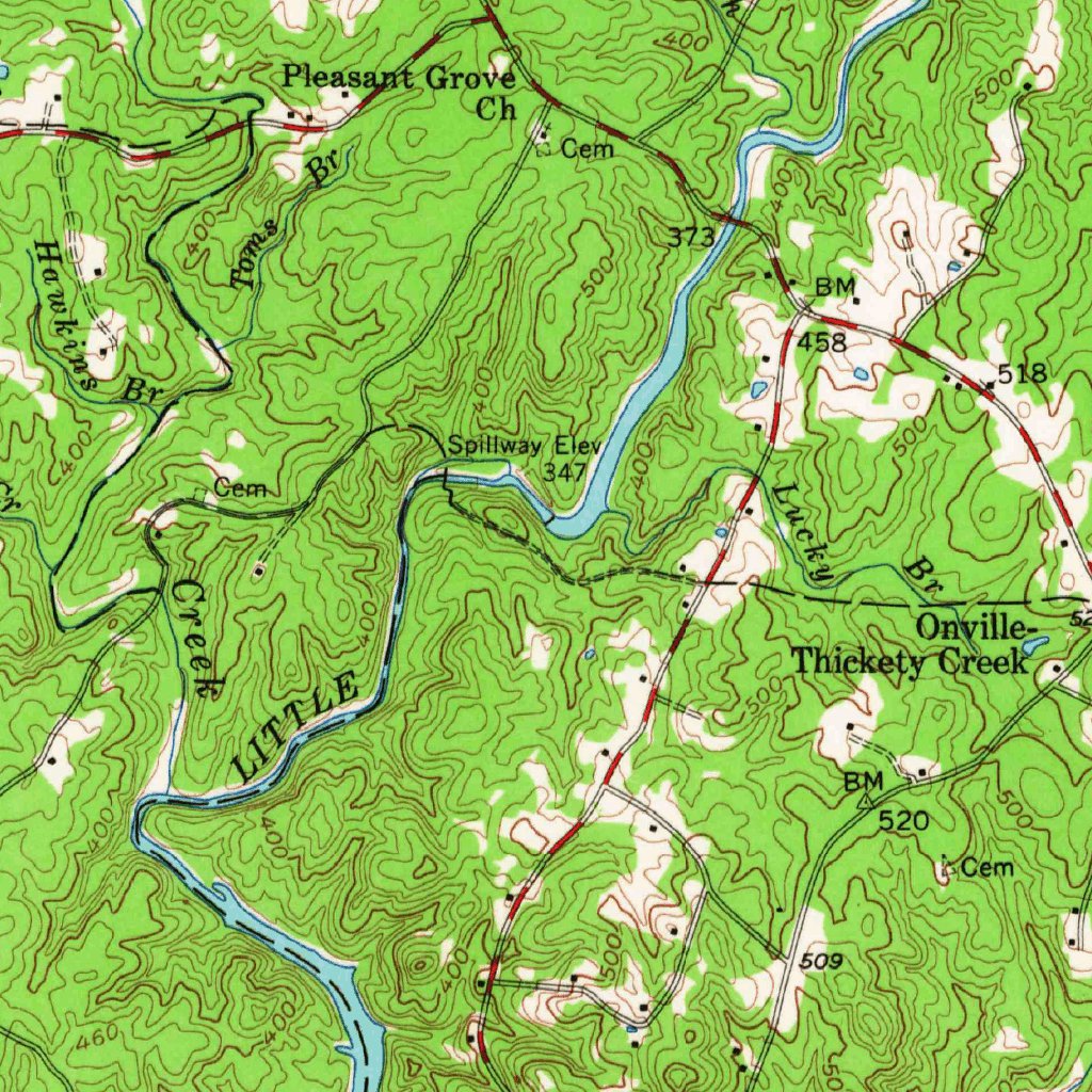 Troy, NC (1957, 62500-Scale) Map by United States Geological Survey ...