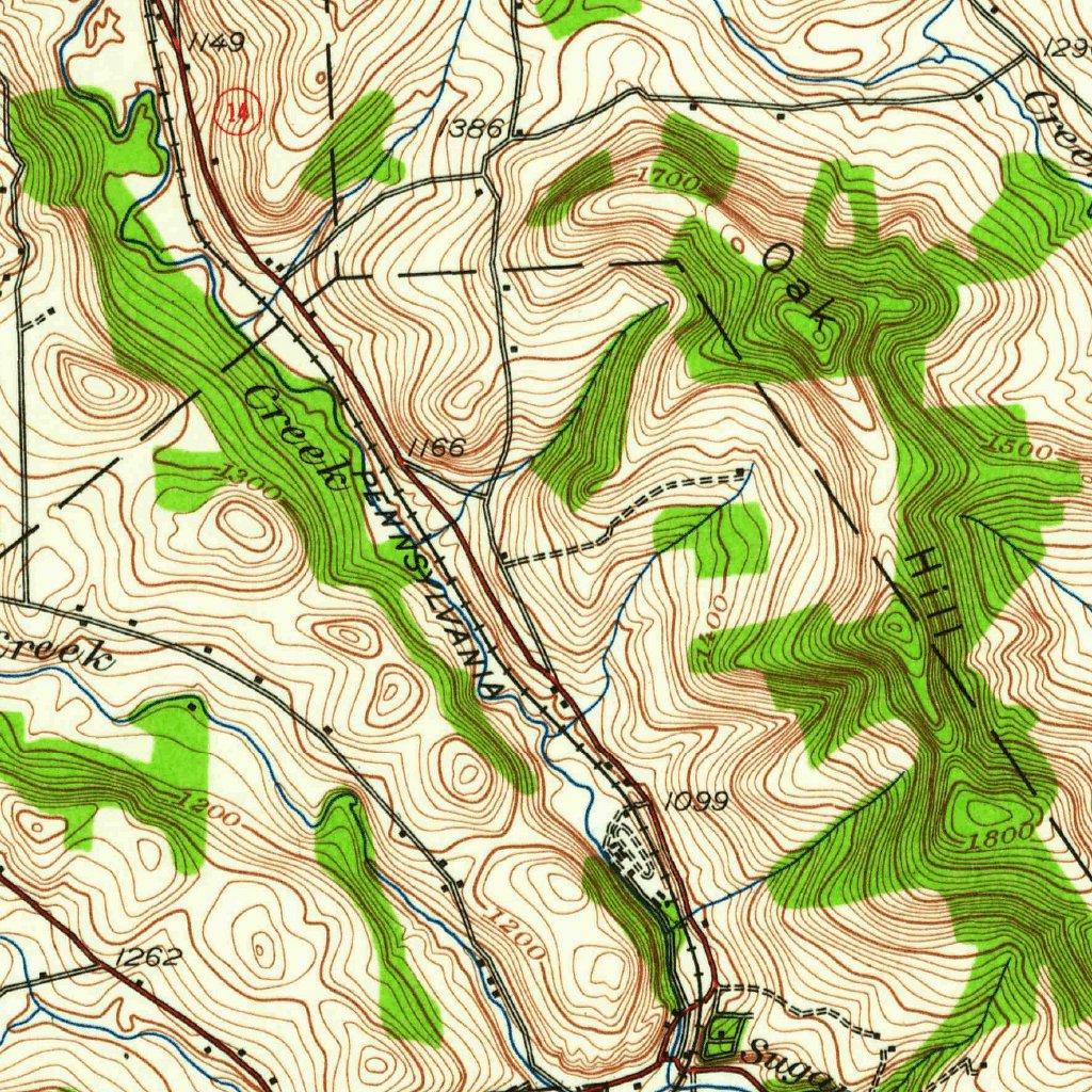 Troy, PA (1931, 62500-Scale) Map by United States Geological Survey ...