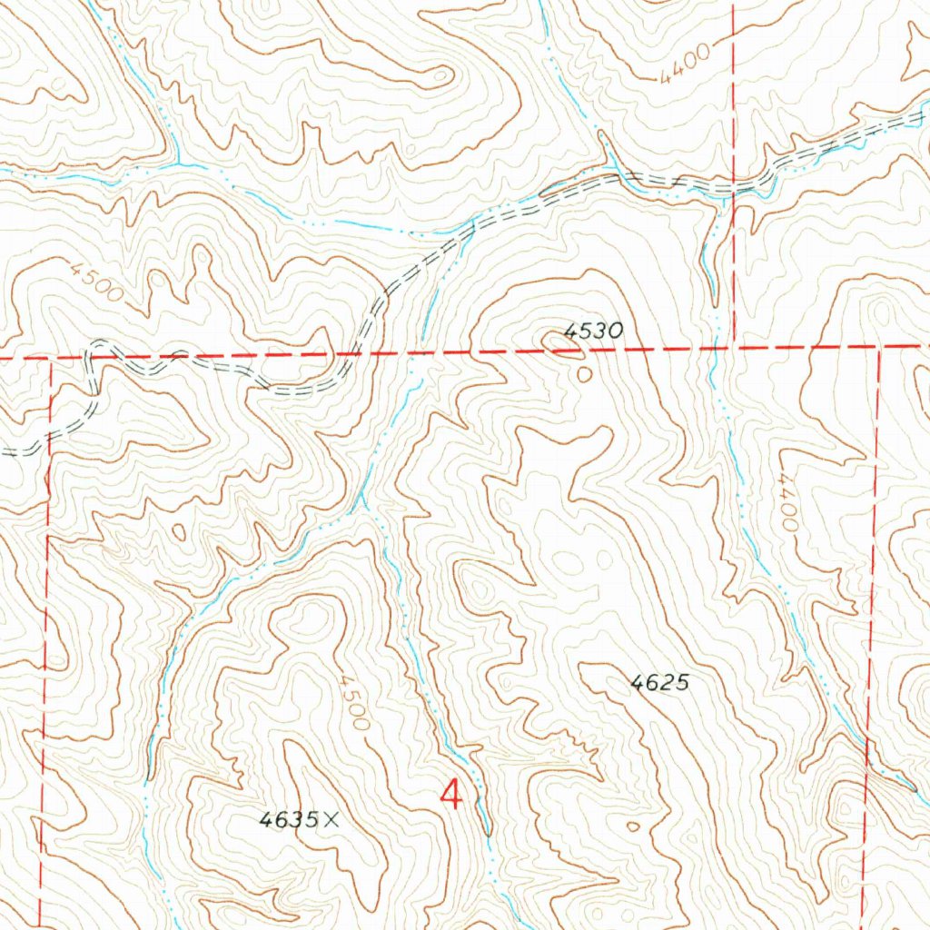 Truman Draw, WY (1971, 24000-Scale) Map by United States Geological ...
